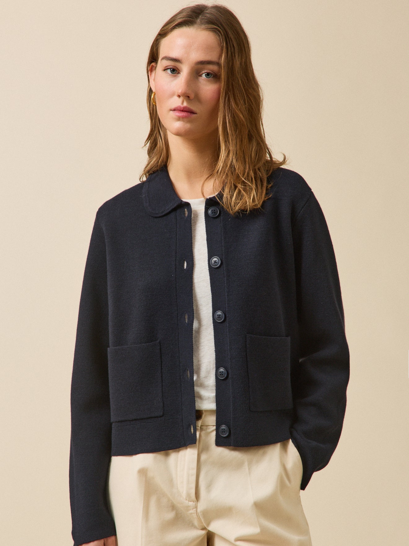 Damen-Cardigan mit Hemdkragen - Cyrillus CH